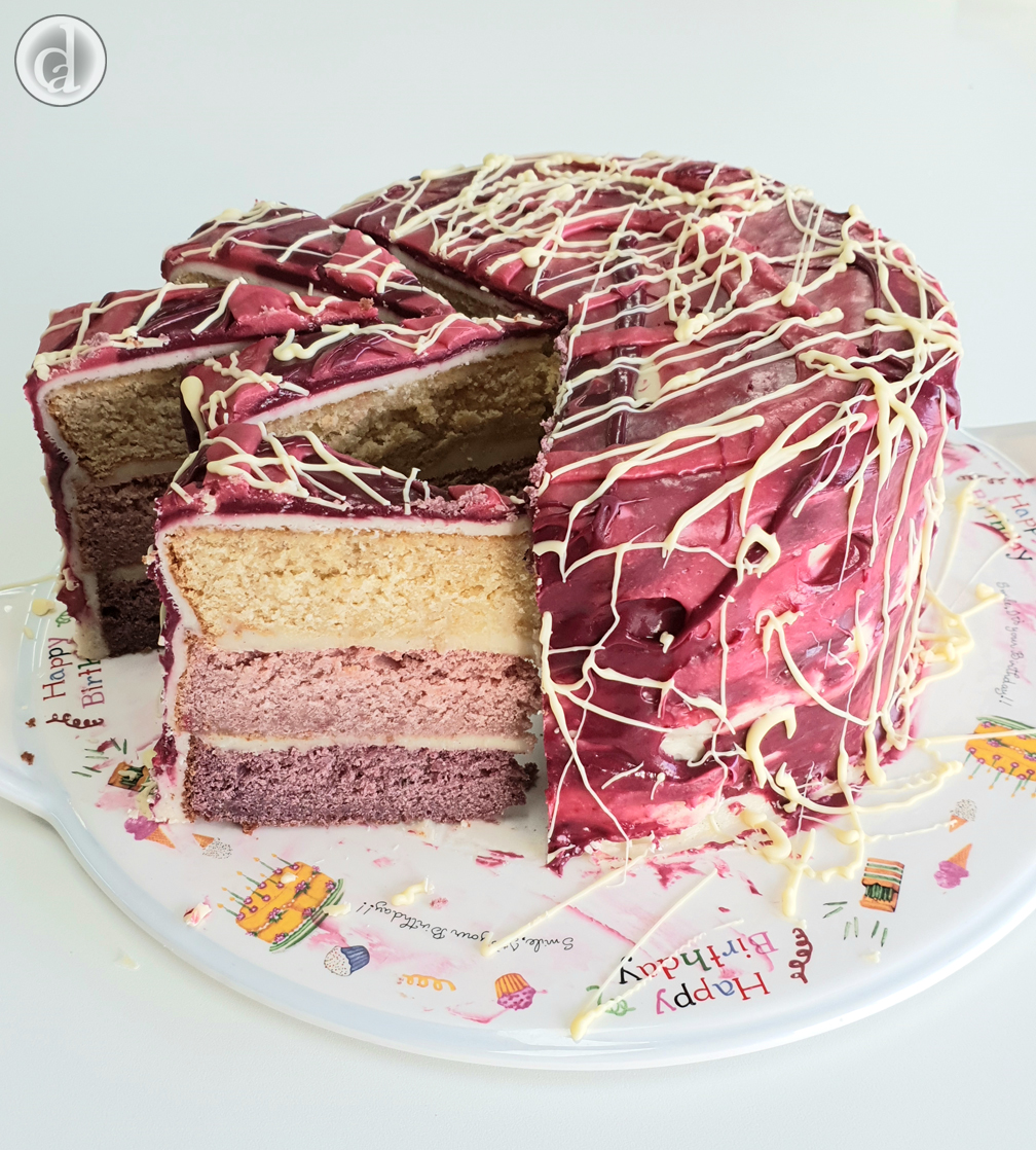Blackberry, Raspberry & Vanilla Layer Cake